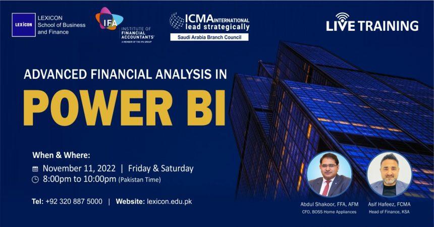 Advanced Financial Analysis in Power BI Training Course - LEXICON