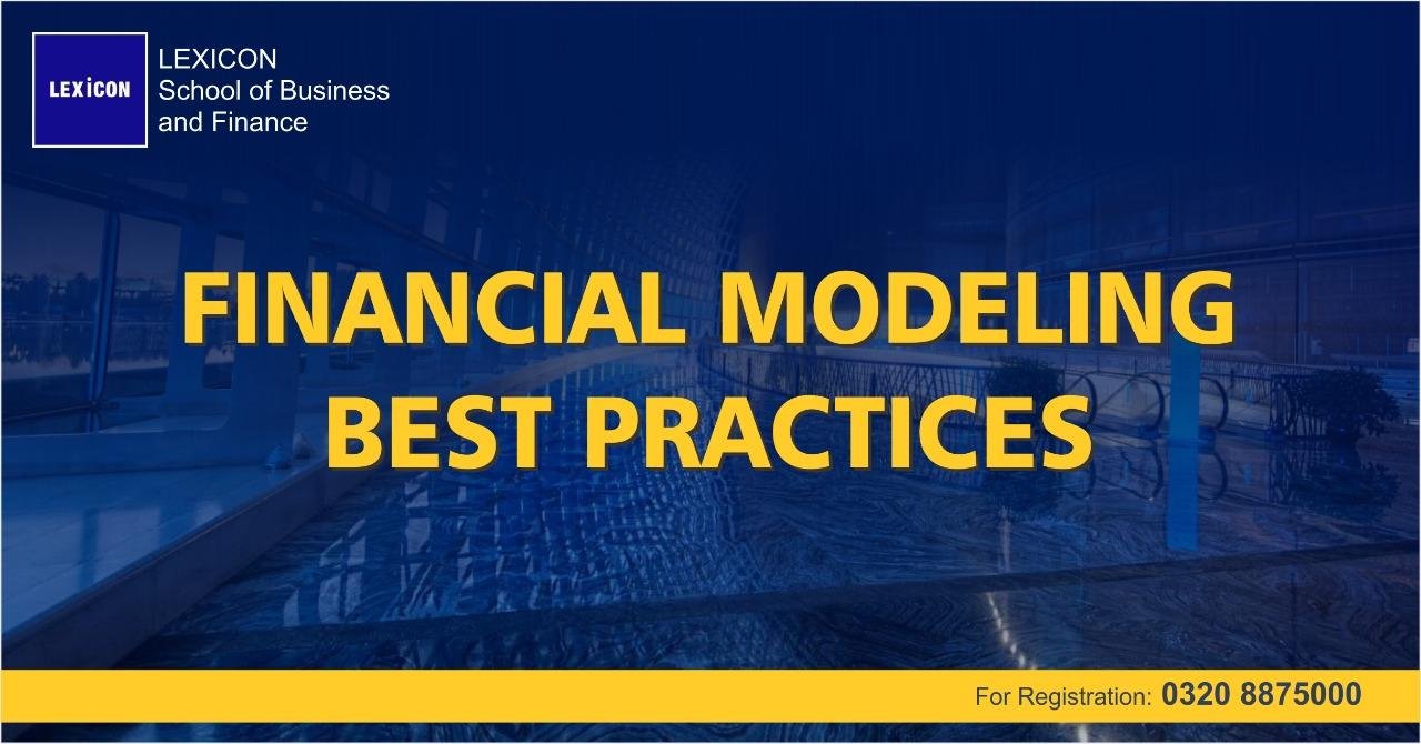 Financial Modeling Best Practices LEXICON